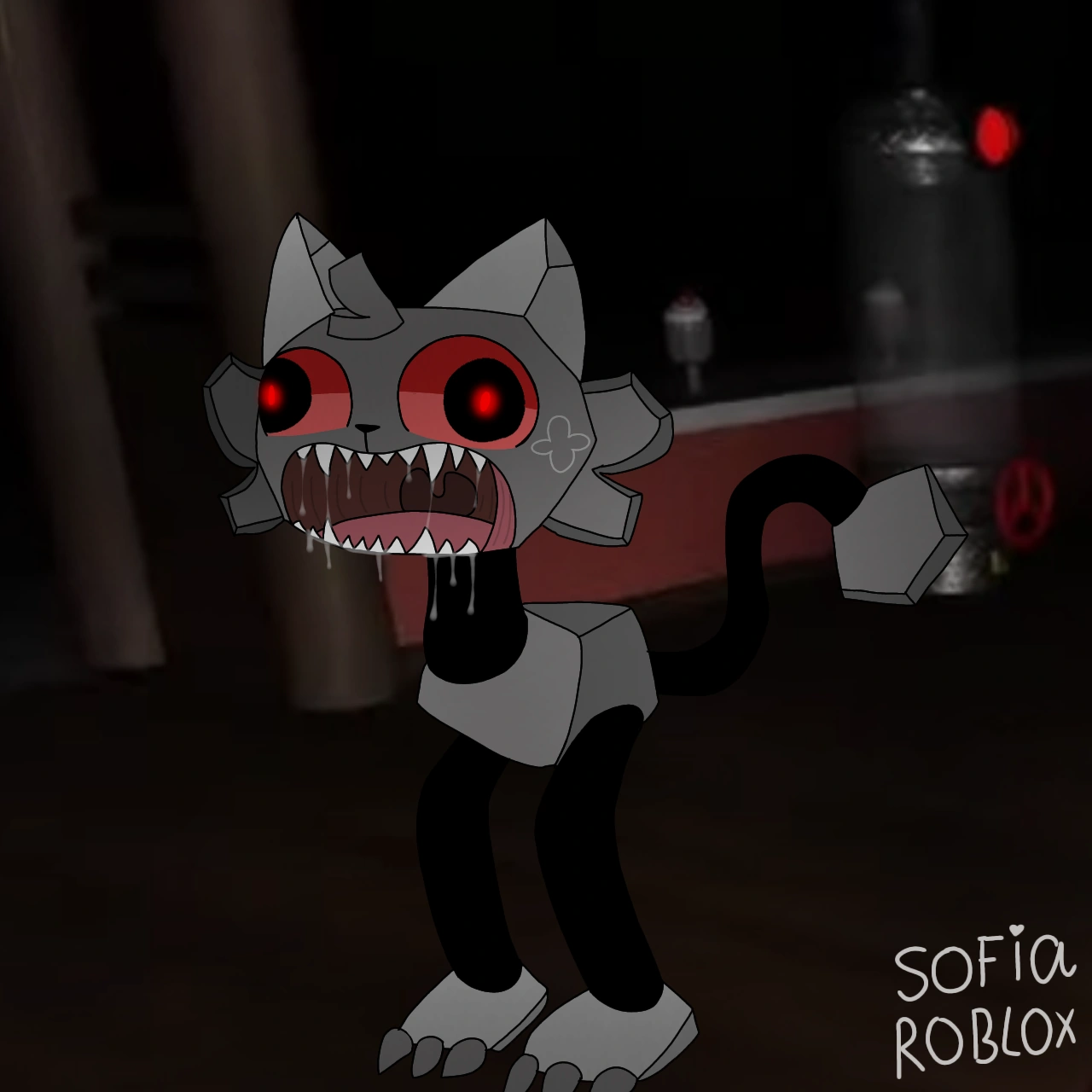 Umm... A Twisted Pebble from Dandy's World but in my drawing or ...