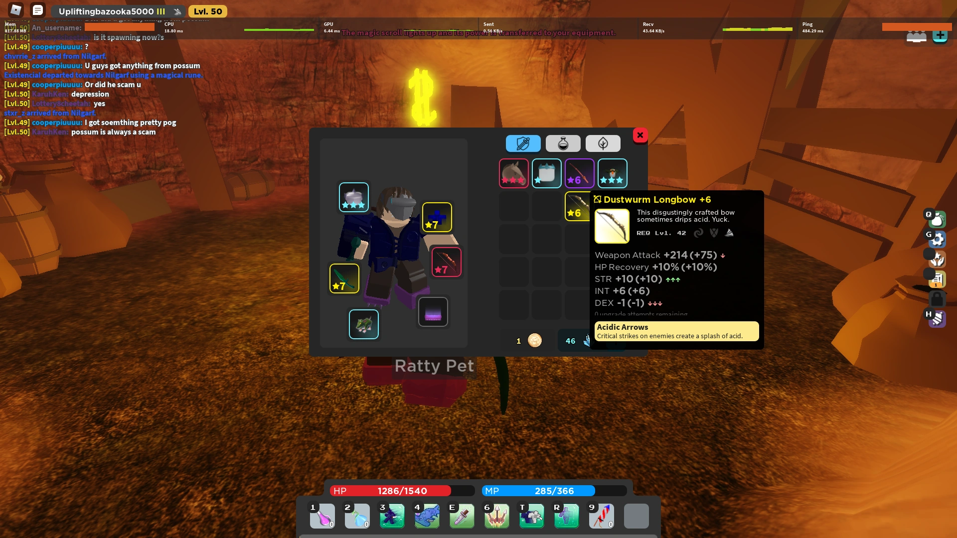 Selling gold goofy ahh dwlb for 90g or good fierce/swift hobo actually ...