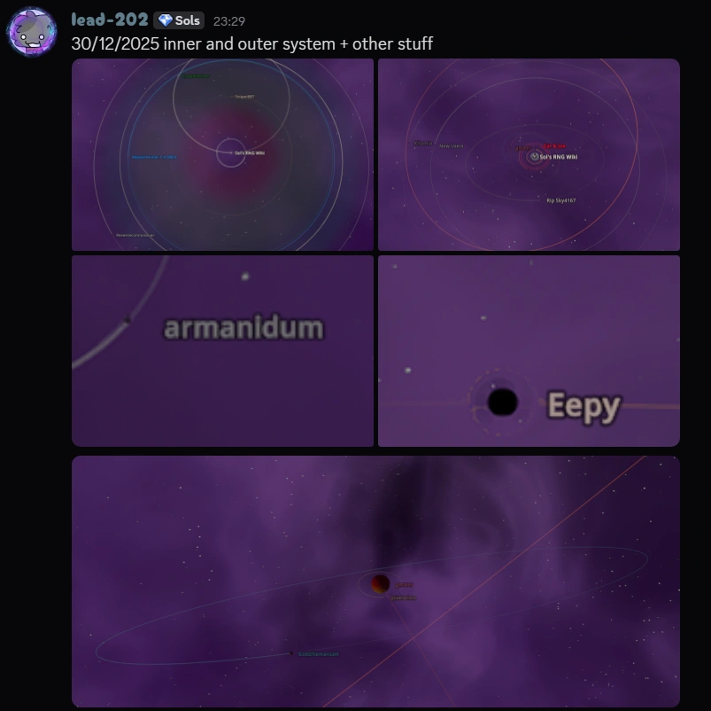 sols rng wiki solar system 30/12/2025 | Fandom