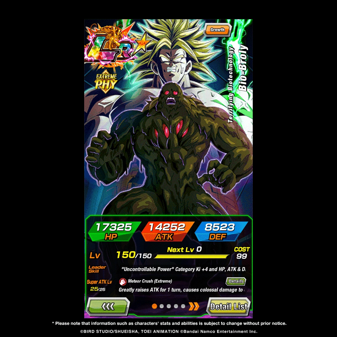 New F2P Prime Battle LR Bio-Broly (with EZA already) details! | Fandom