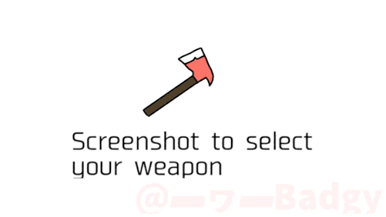 This..."man" appears in your path. Screenshot your weapon | Fandom