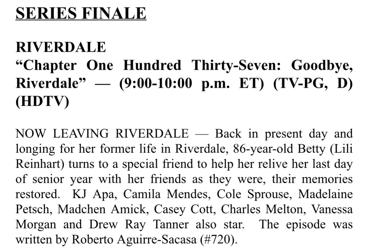 The finale | Fandom