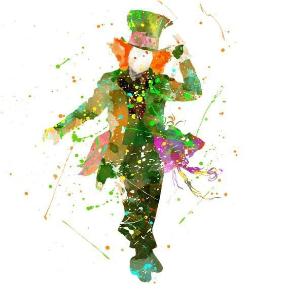 Mad Hatter watercolor poster | Fandom