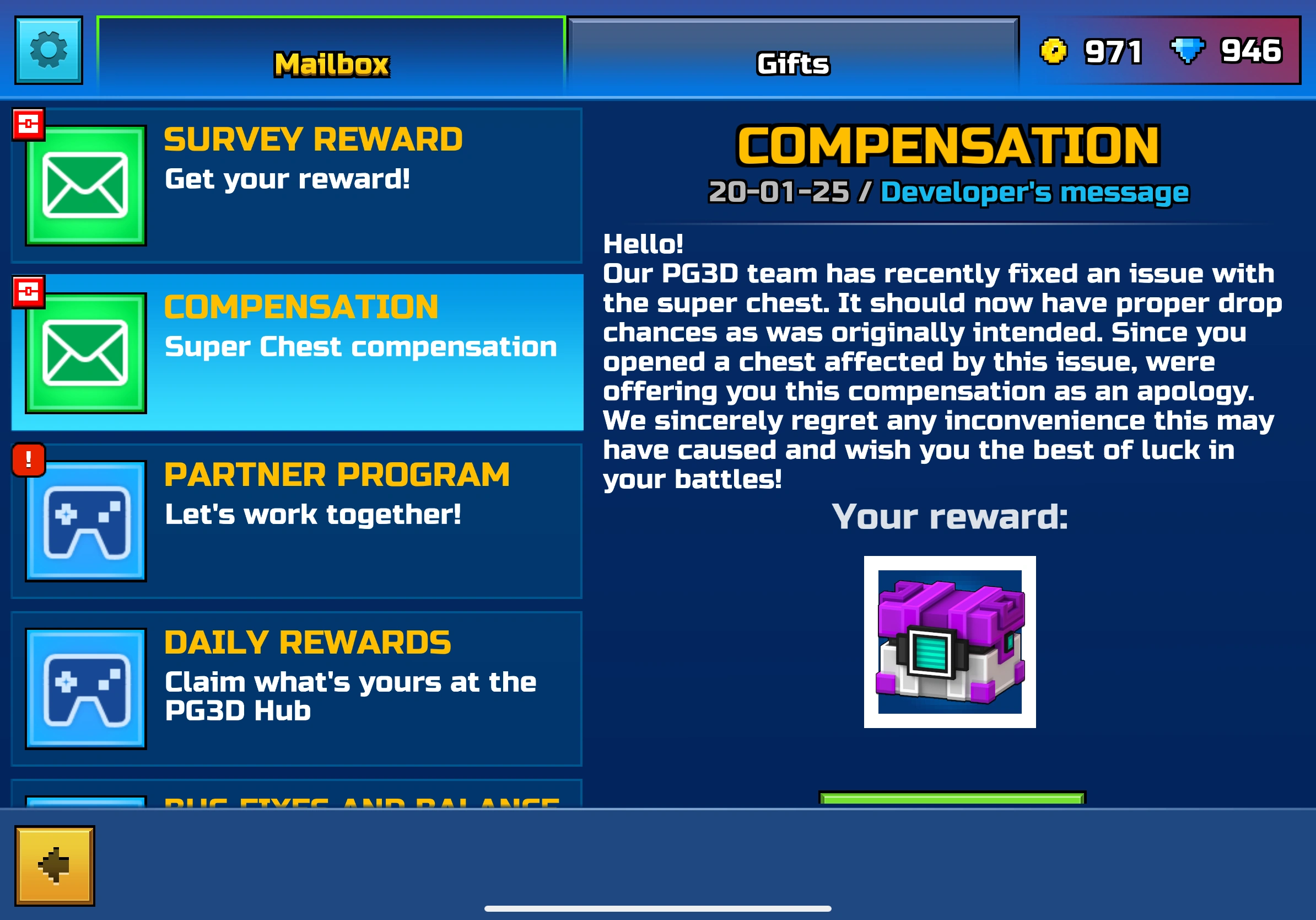 Apparently, gamble gun 3d fixed the superchest issue | Fandom