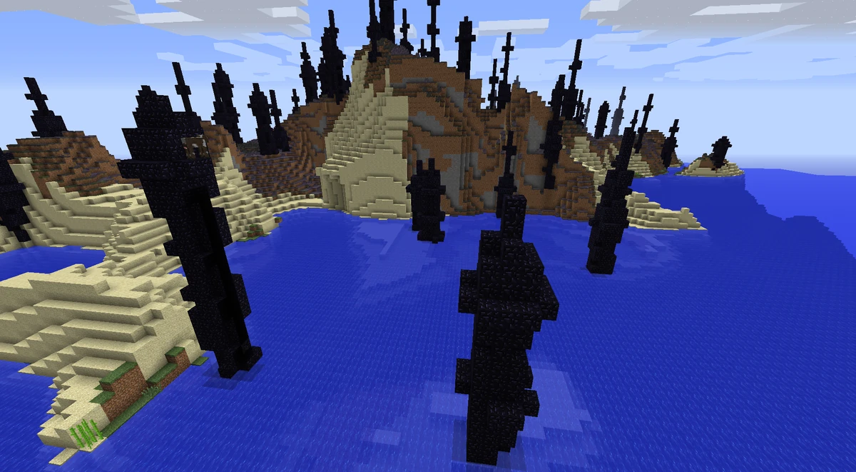 Obsidian Spikes | EccentricBiomes Wikia | Fandom