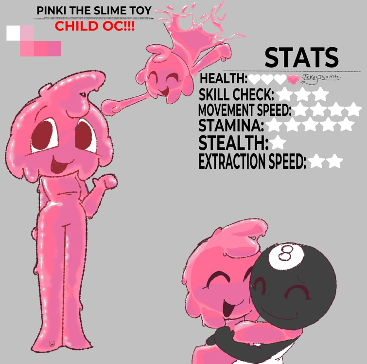 HI MEET MY DW OC!!! PINKI THE SLIME TOY HORAY OCUGHCN OCLIGYUDYKUILO ...