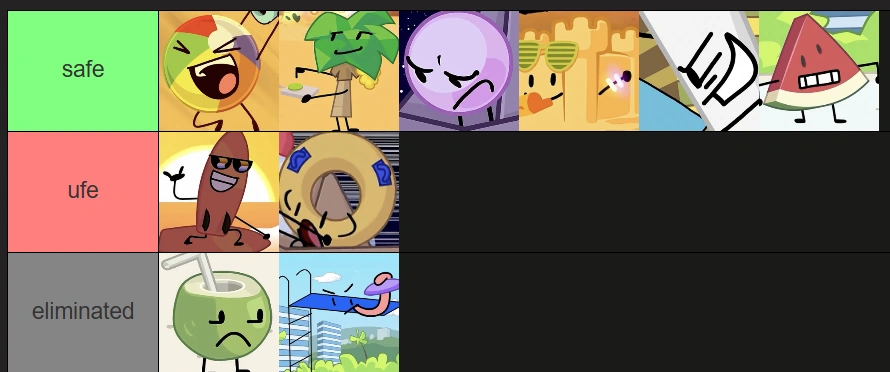 "BFDI Mini Resort" Viewer Voting 3: "See Shells on the Seashore!" | Fandom