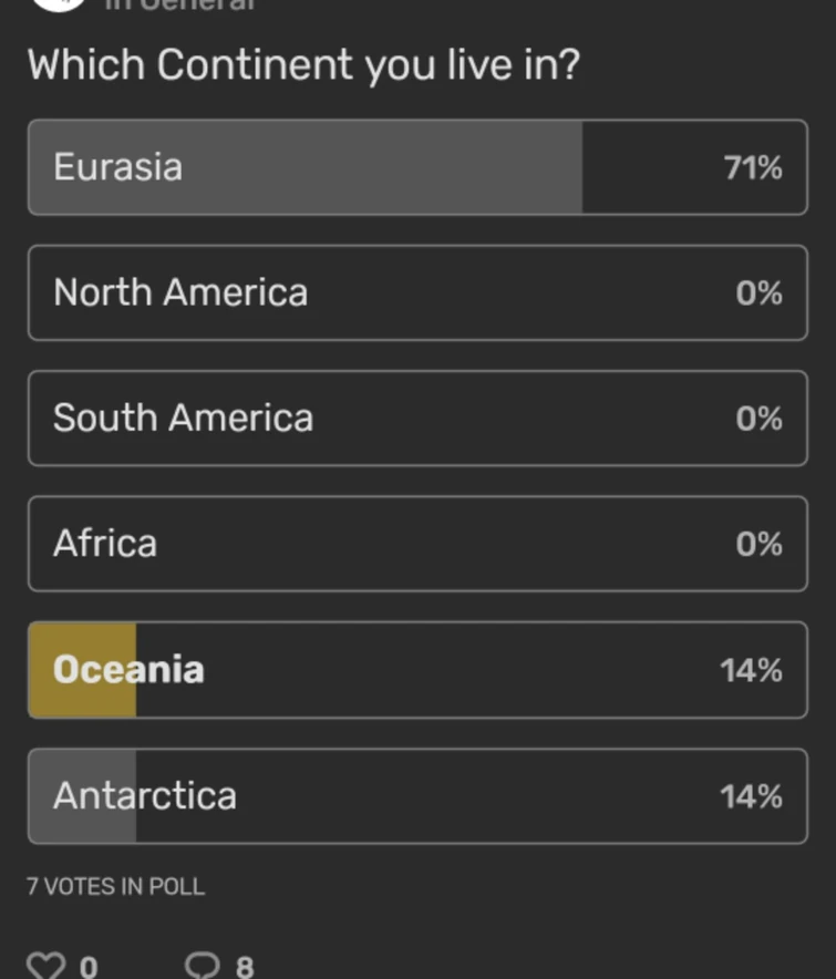 Which Continent you live in? | Fandom