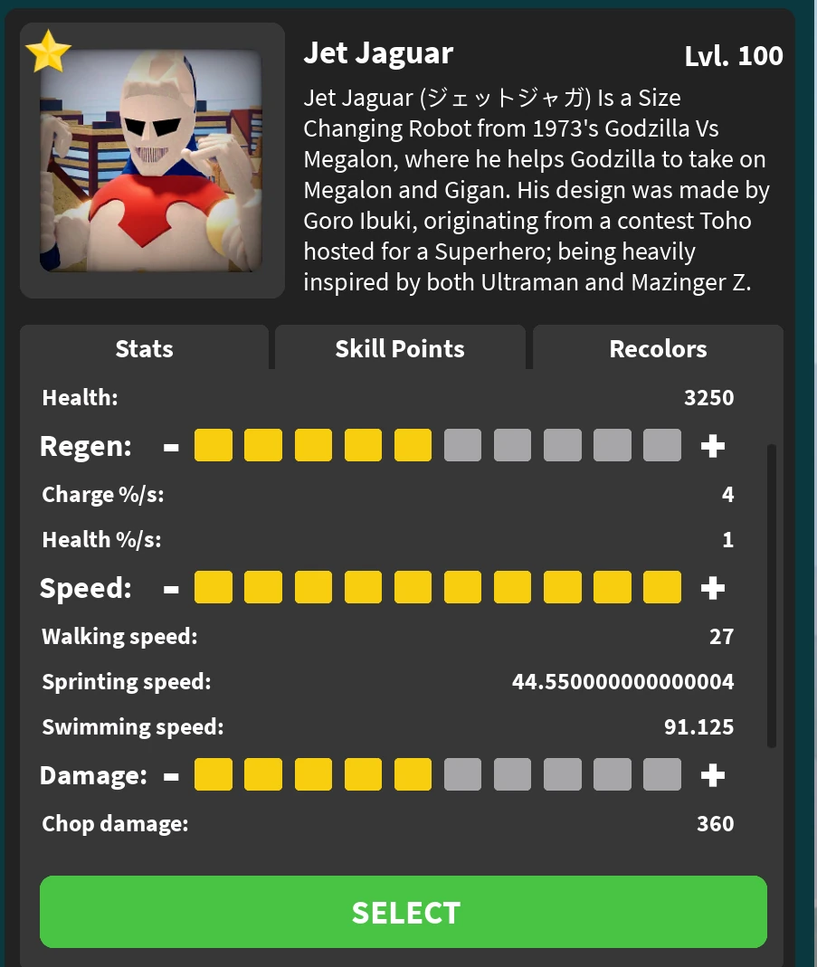 Jet Jaguar build | Fandom