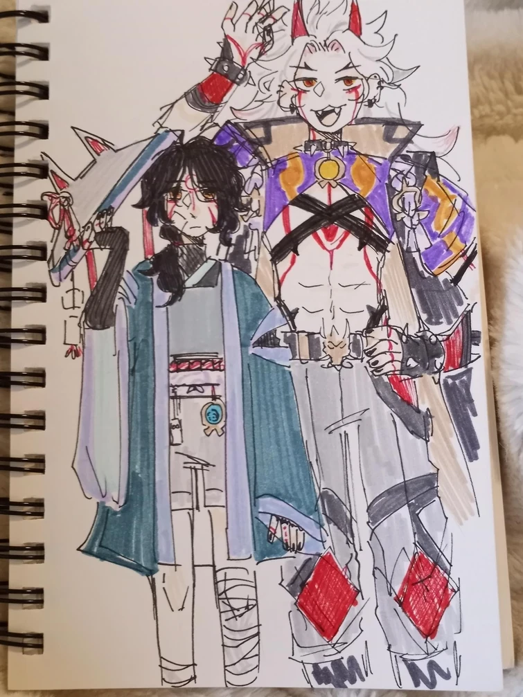 ryu [genshin oc] and itto just bc | Fandom