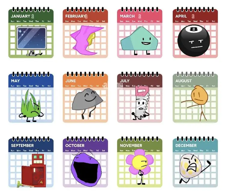 Your Birthmonth = Your BFDI Character! (HATED EDITION) | Fandom