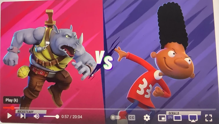 Rocksteady vs Gerald | Fandom