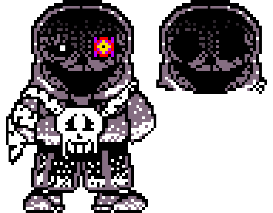 I made an SO!Dusttale sprite edit using the basic Sans sprite, I'm ...