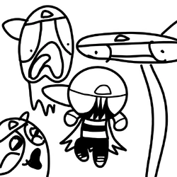 brick rowdyruff boys coloring pages