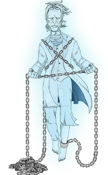 jacob marley coloring page