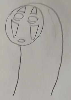 how to draw no face