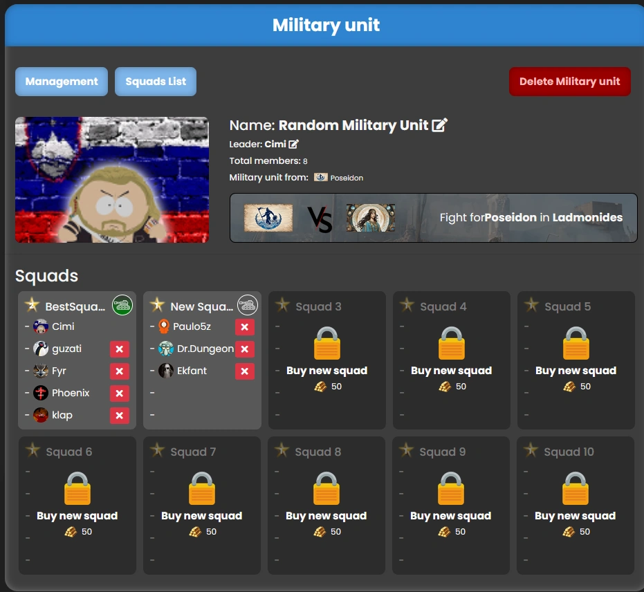 Military Units | Eclesiar Wiki | Fandom