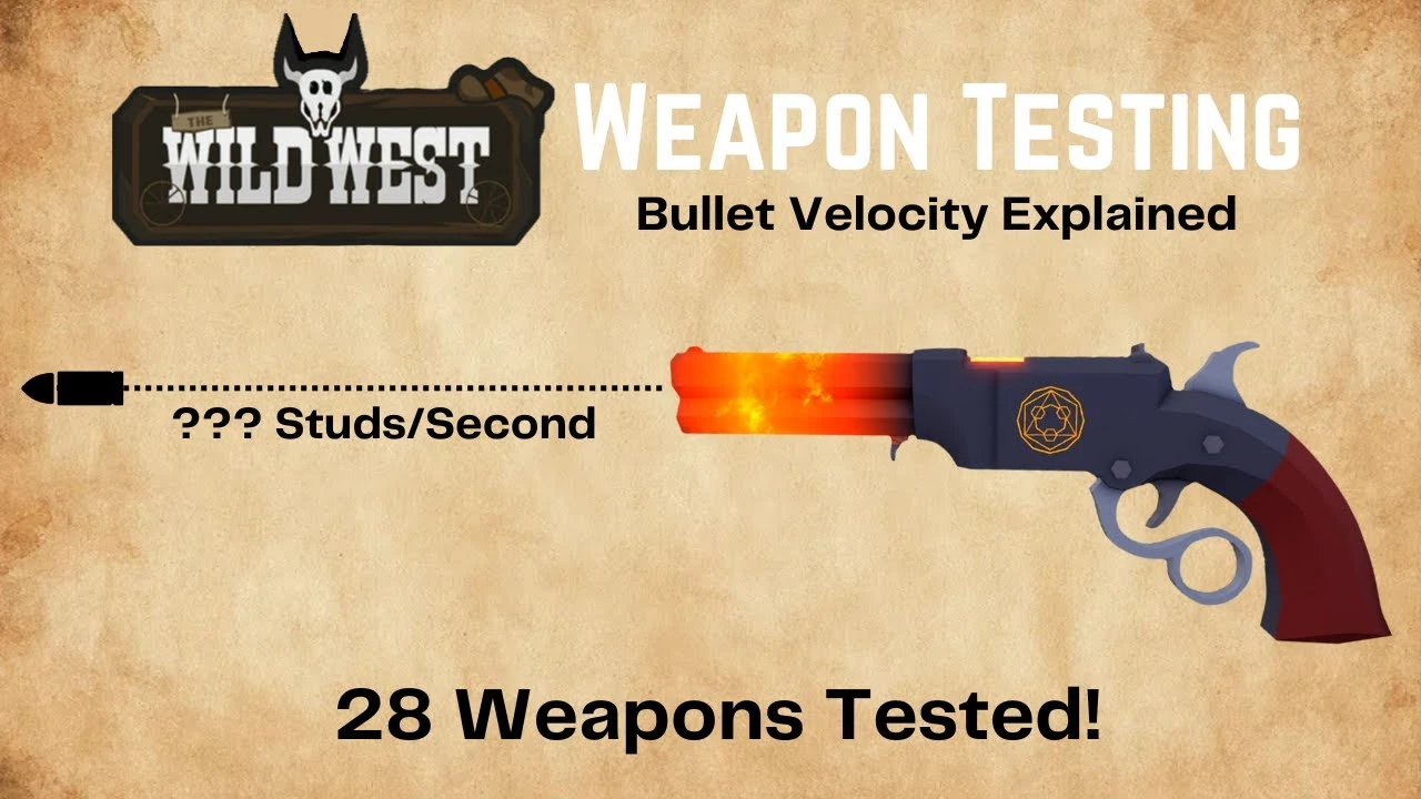 Weapons' Bullet Velocity Testing | Fandom