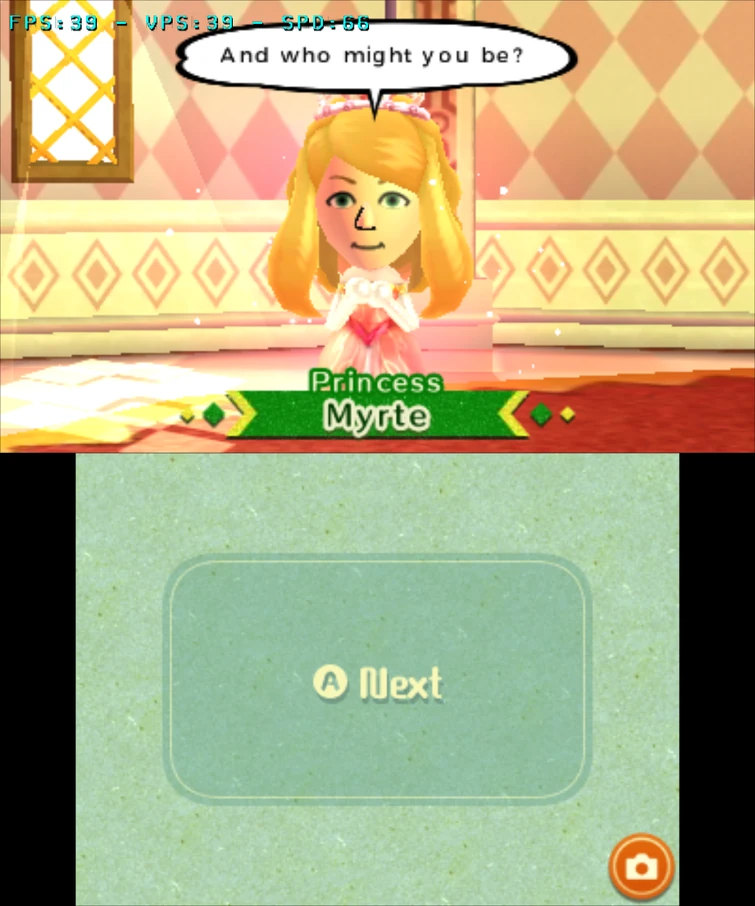 A screenshot for when I first encountered each royal cast Mii | Fandom