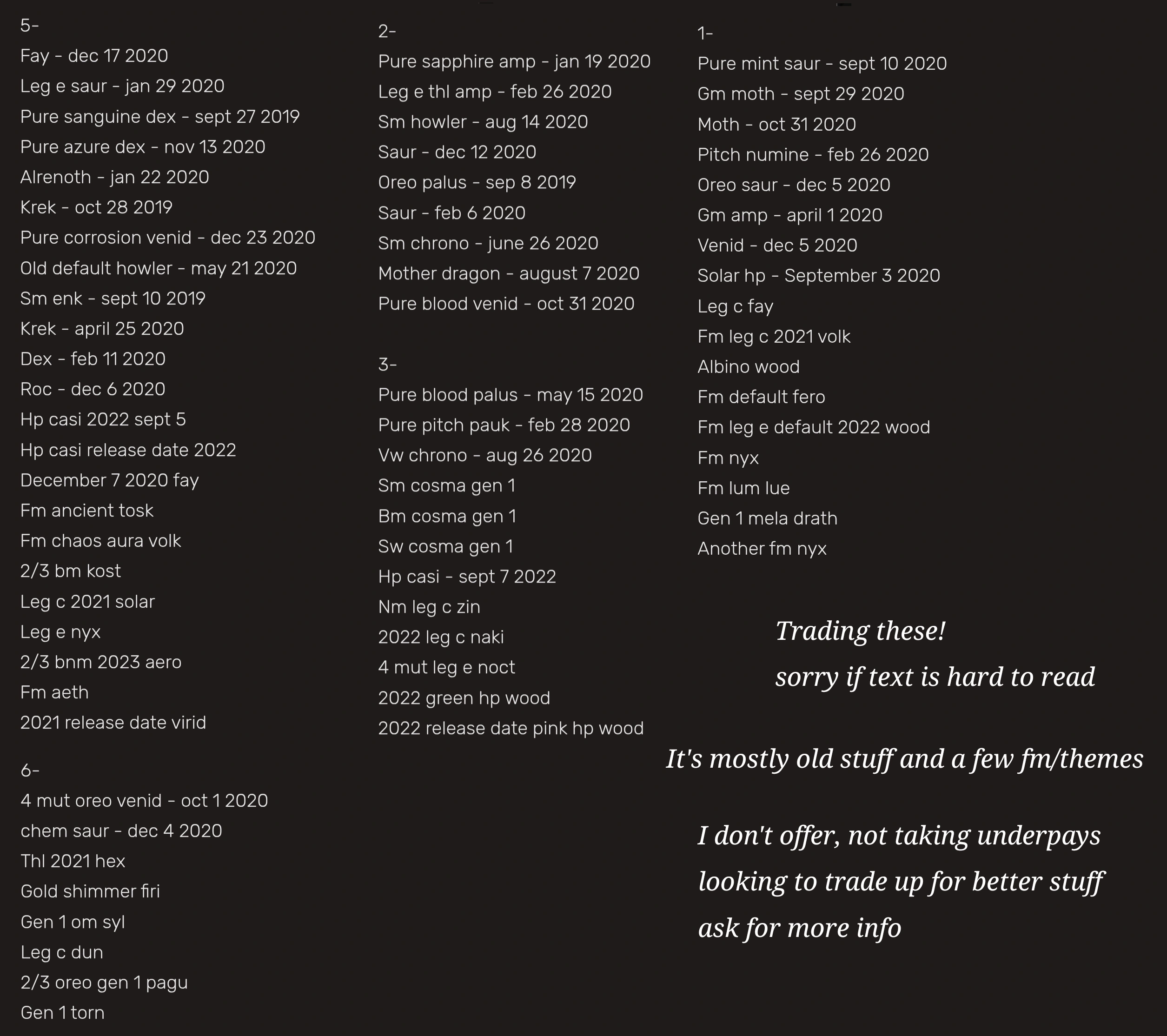 trading some random stuff | Fandom