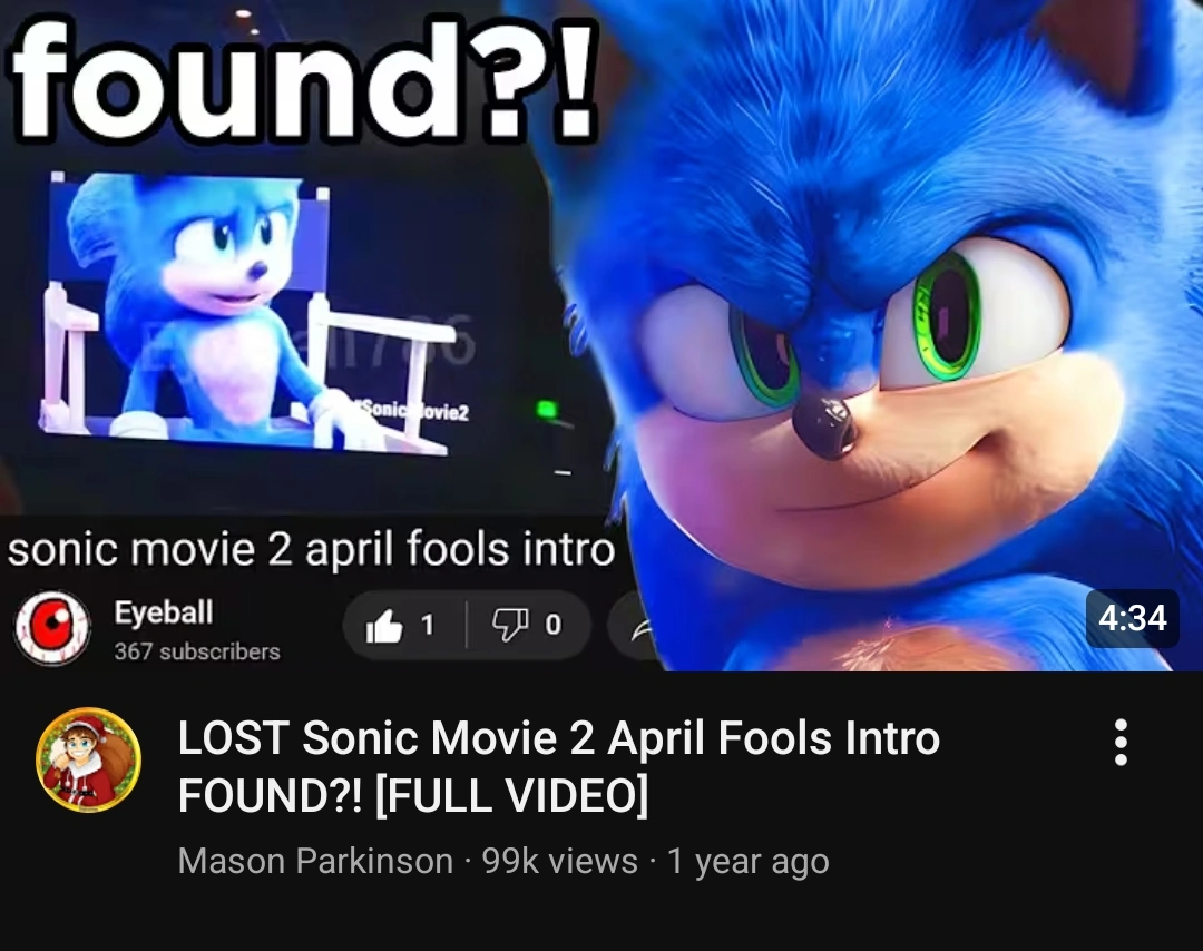 Is there any Sonic lost media you actually got to experience before it ...
