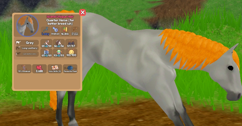 Swapping Leathery QH (grey uncommon coat) IUH | Fandom