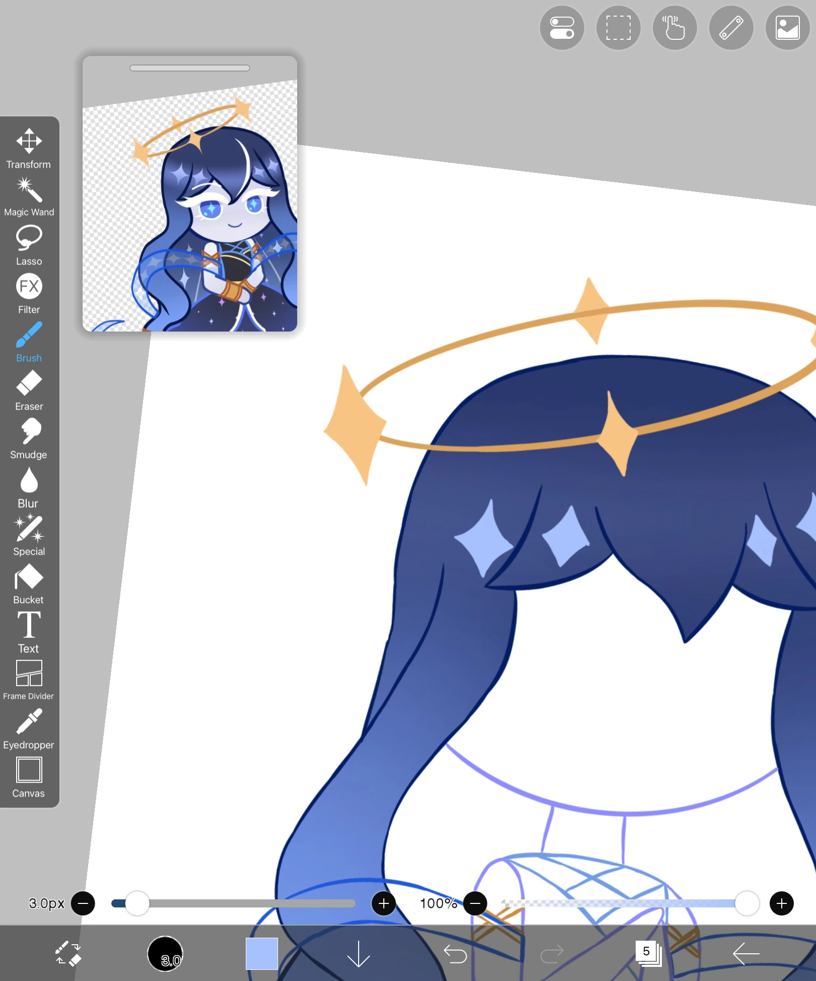 Some small wip (the most fav crk oc created by Kyunika to me) | Fandom