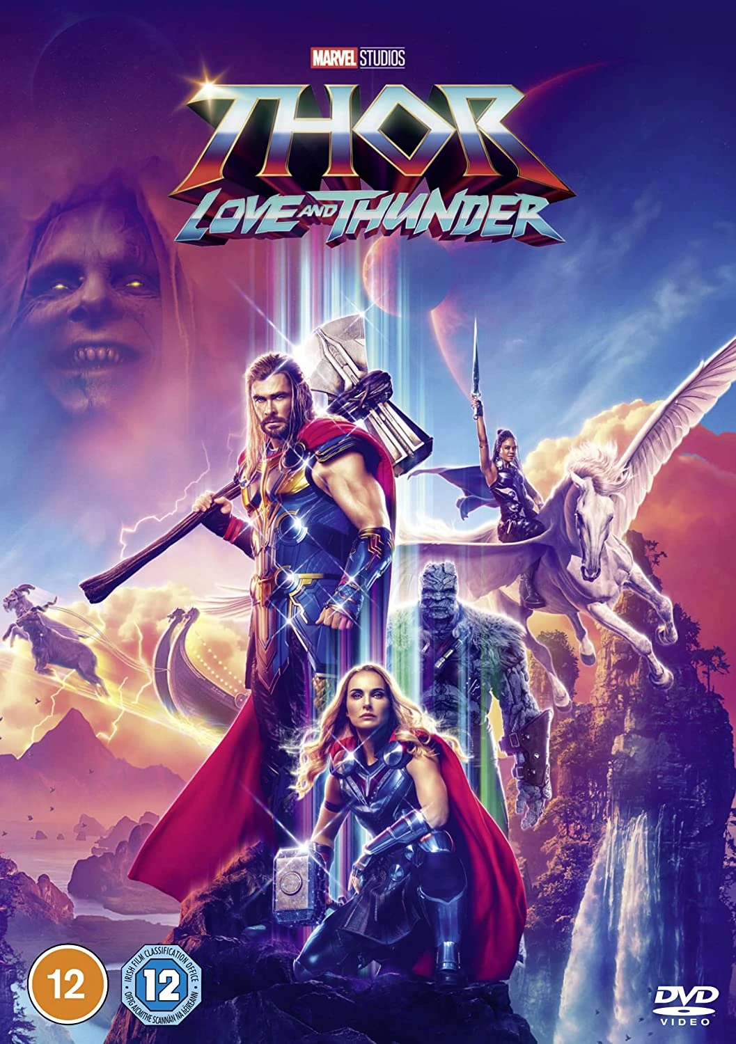 Guys, they revealed the cover for DVD/Blu-Ray and other discs of Thor: Love And Thunder... | Fandom