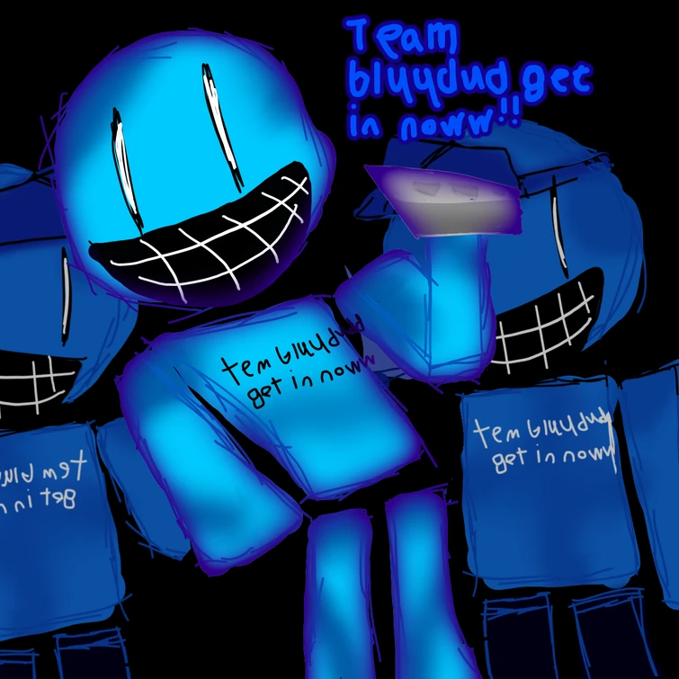 blue dude art | Fandom