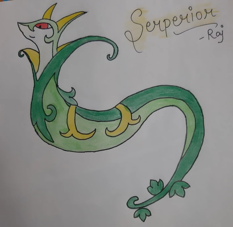 Serperior Drawing | Fandom