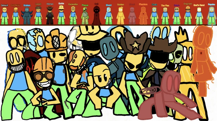 Decided to draw Gravity Breaker’s SB Noob Character Crew! | Fandom