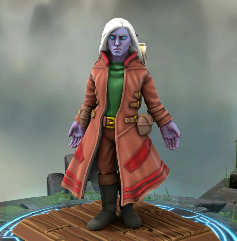 Created my protagonist in Hero Forge, as a model for when I get to ...
