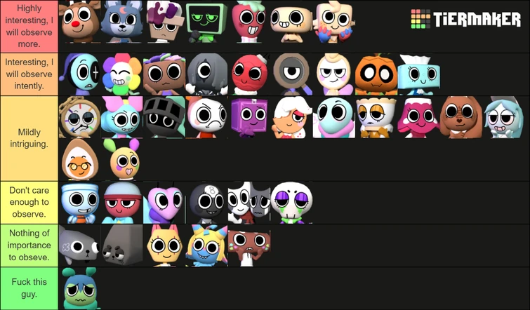 Toon tier list. | Fandom