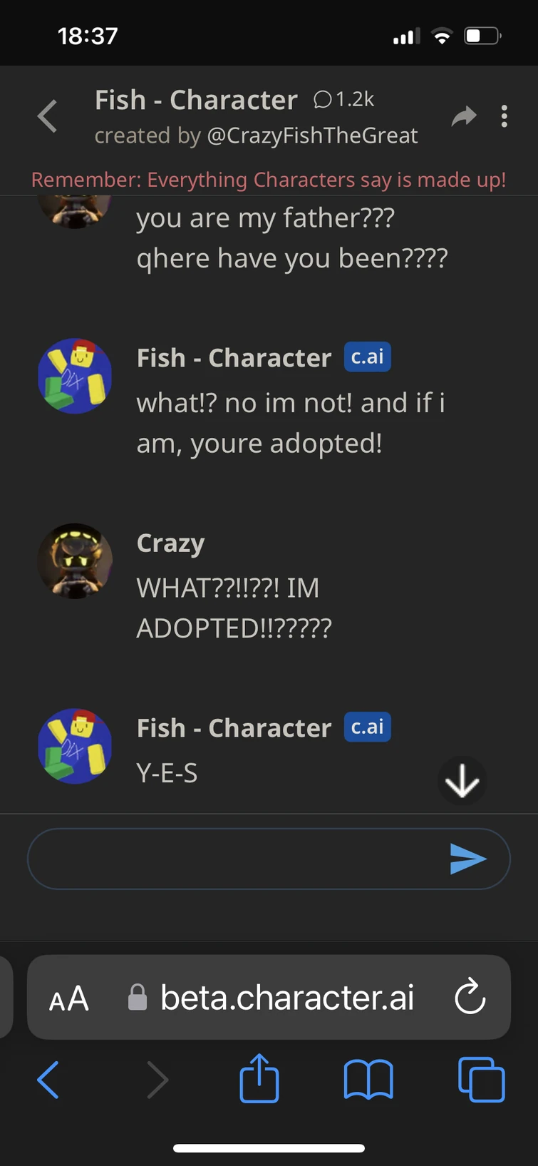 send me cursed C.ai images n' stuff | Fandom