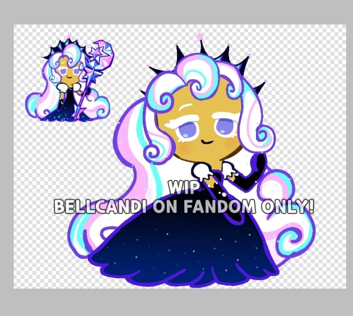 Moonlight cookie's milkyway crob costume into crk costume 2nd wip! | Fandom