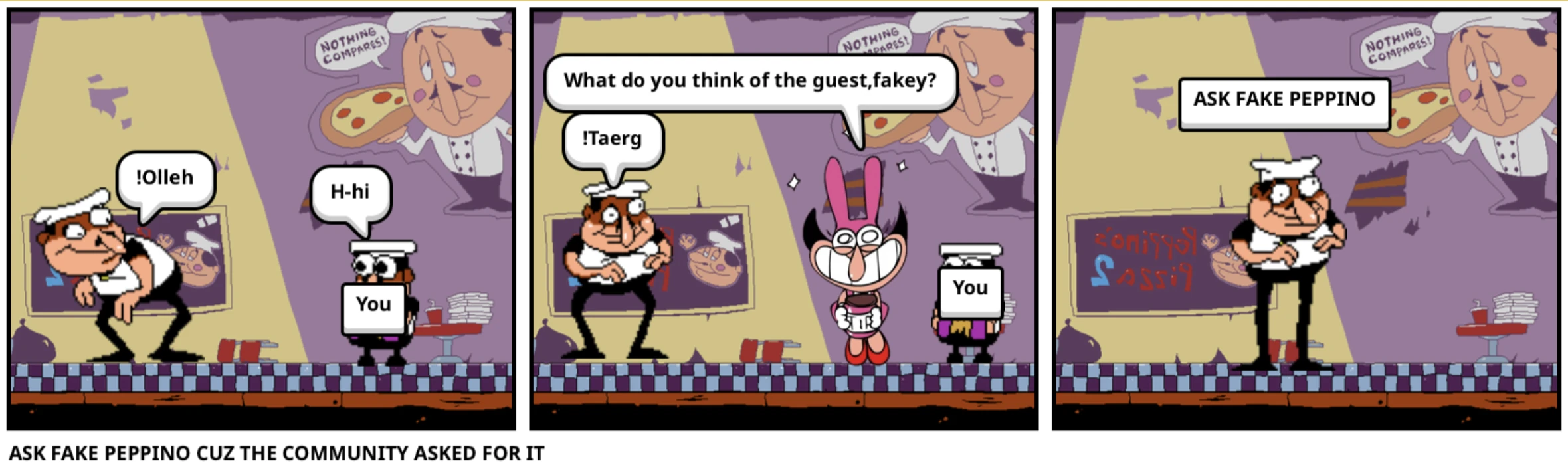 Ask fake PEPPINO | Fandom