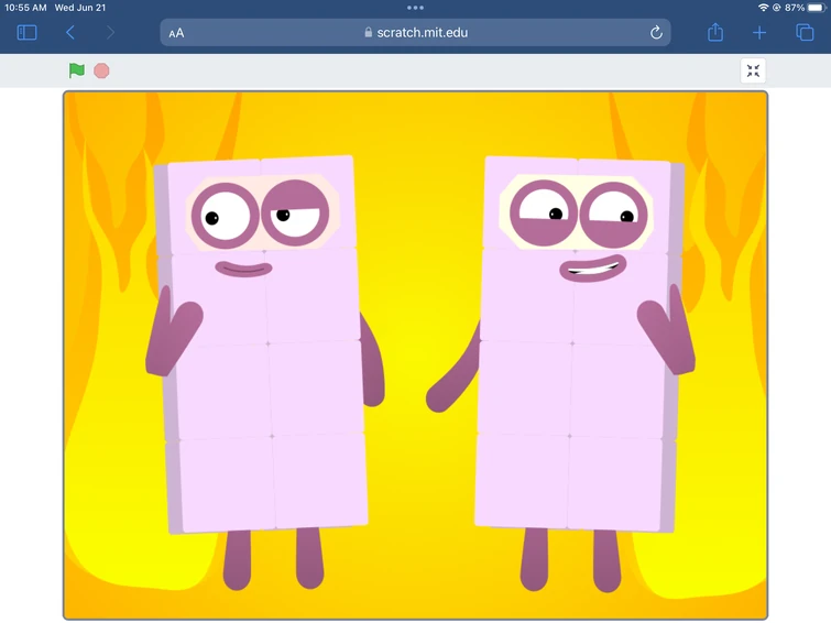 Something I made in scratch w/a numberblock oc | Fandom