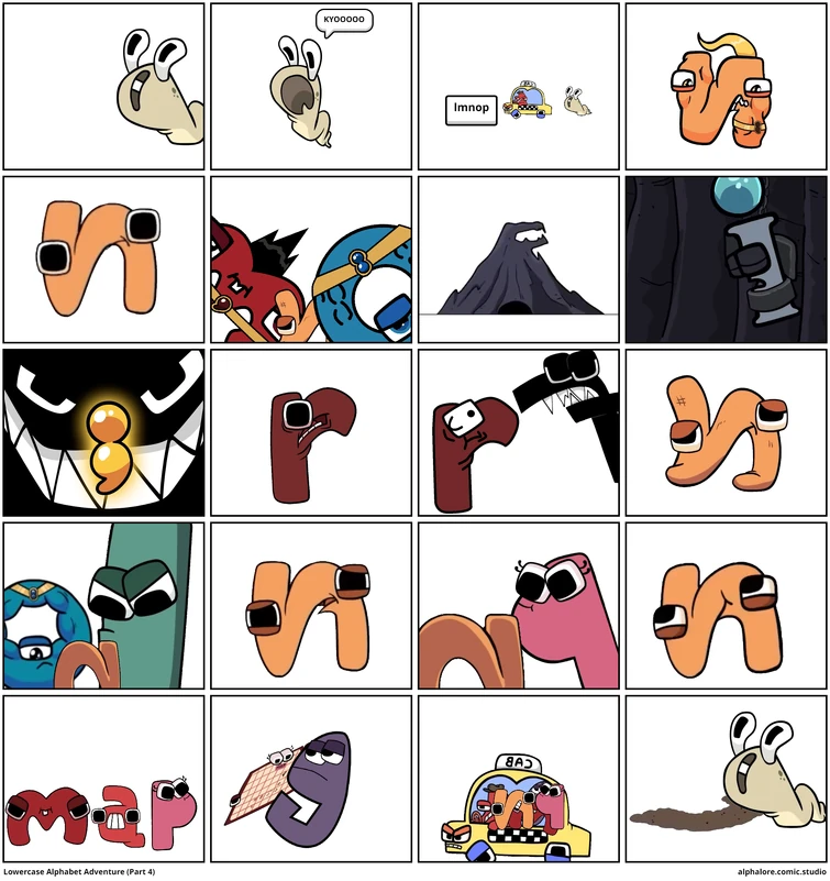 Lowercase Alphabet Lore (A-Y) | Fandom