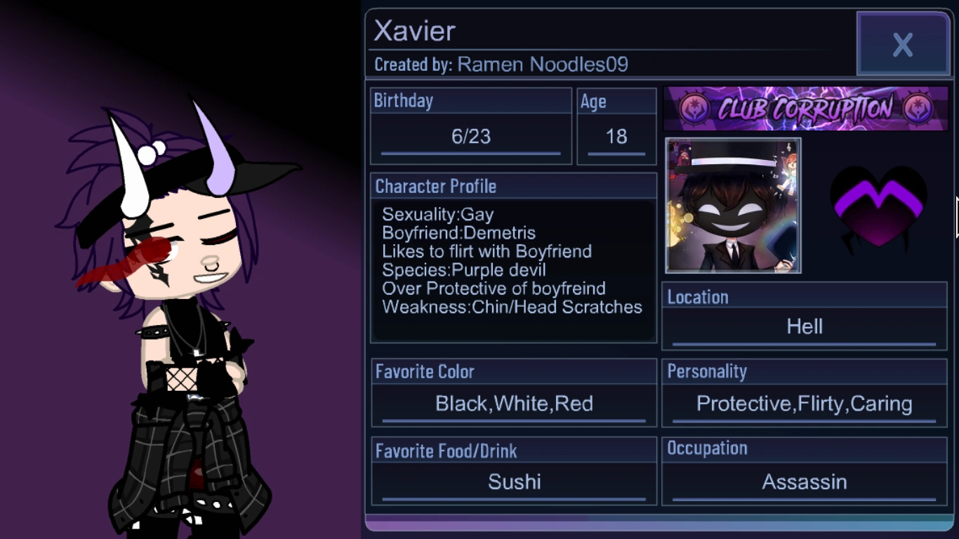 Ocs voice claim:Xavier | Fandom