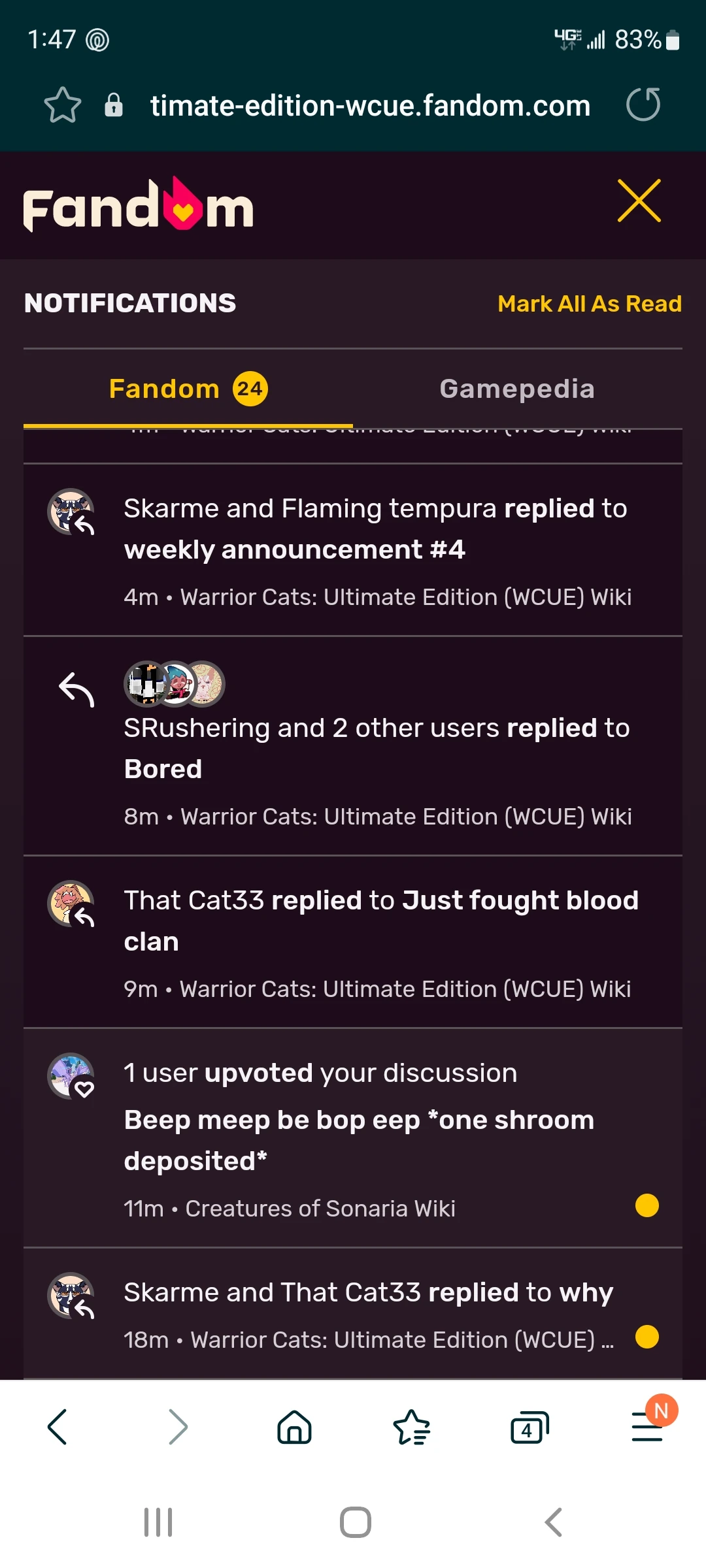 When you have 20+ messages to look at.. | Fandom