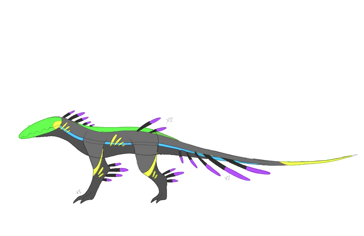 Funky lizard sketch | Fandom