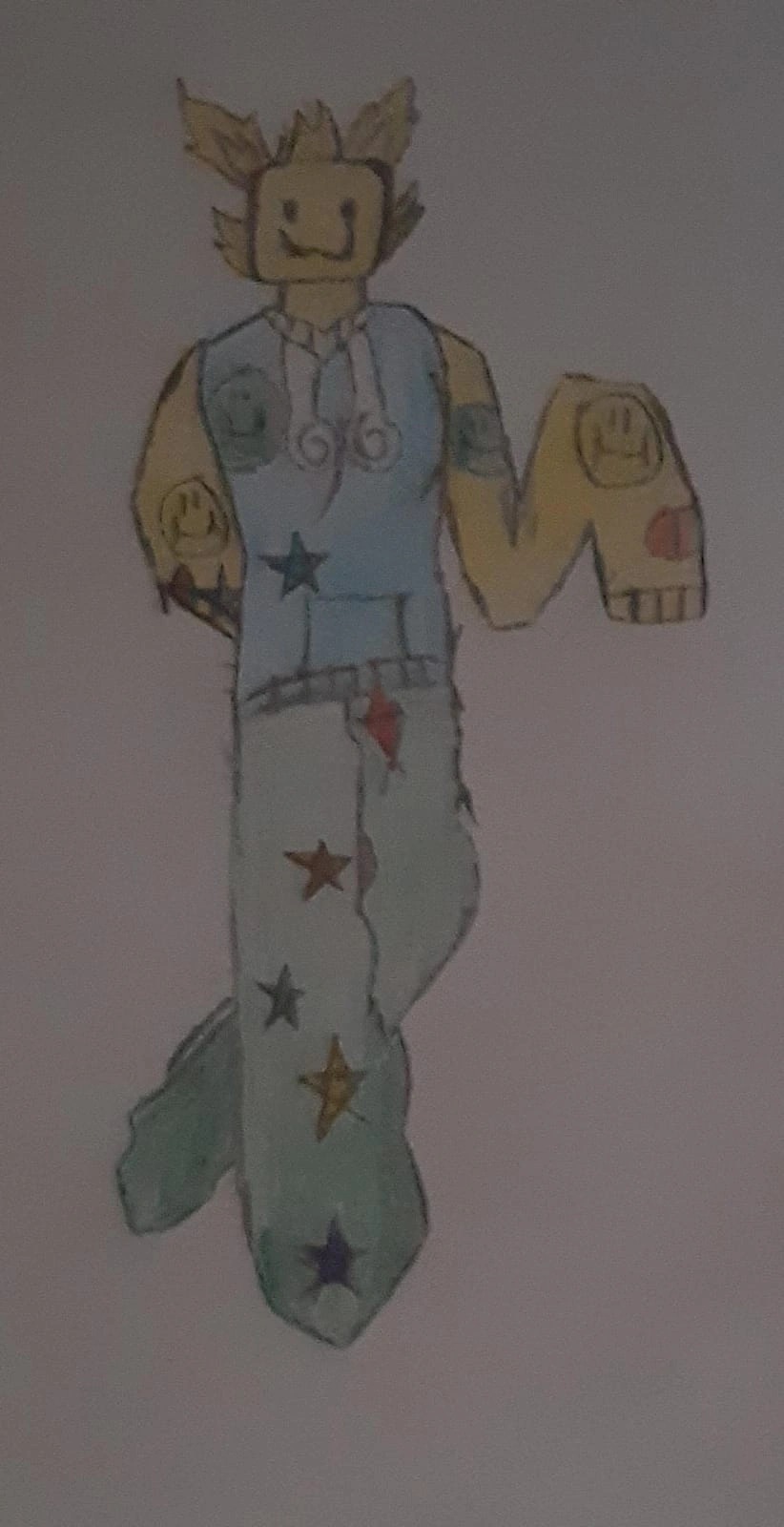 Drawing I made of Rottie's Road blocks avatar | Fandom