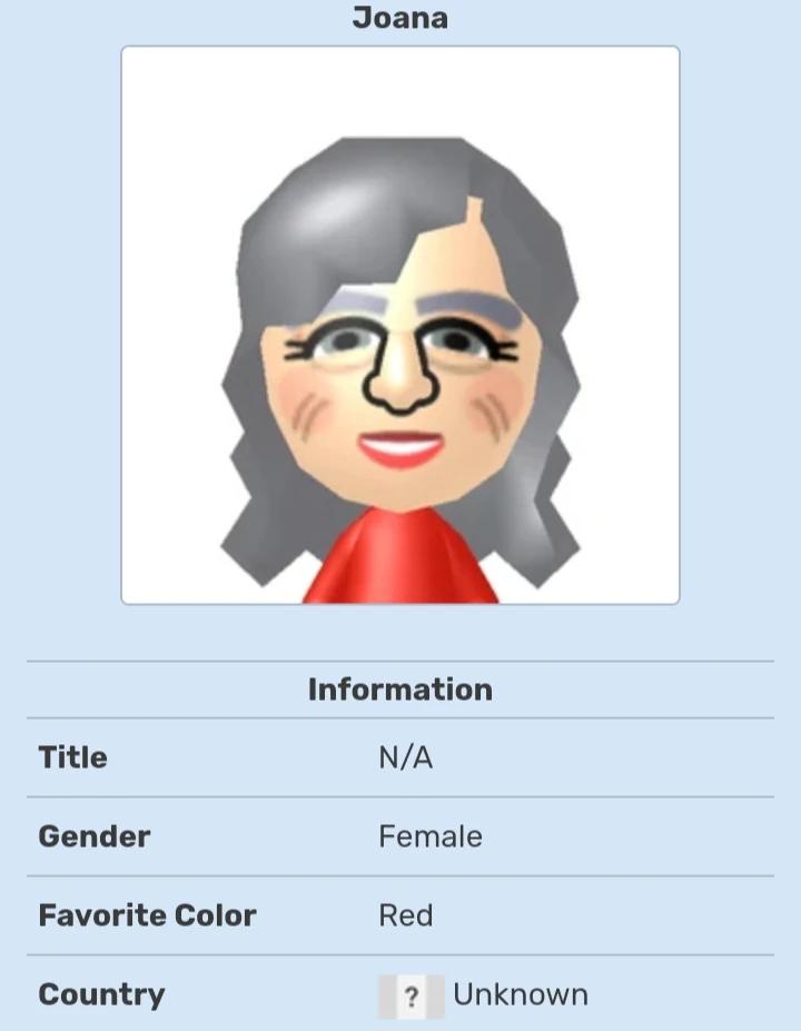 If the Miis were Pokémon Trainers: Joana | Fandom