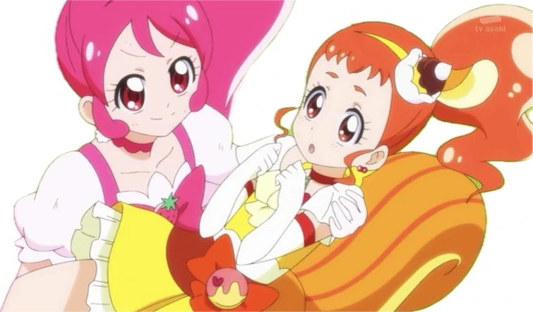 Cure whip and cure custard in no background | Fandom