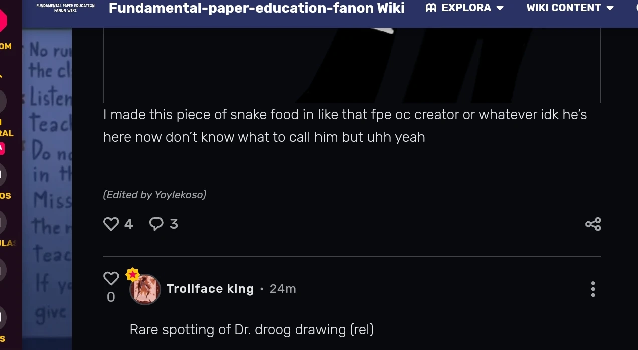 IJUST REALIZED I CAN EDIT POSTS OF OTHERS | Fandom