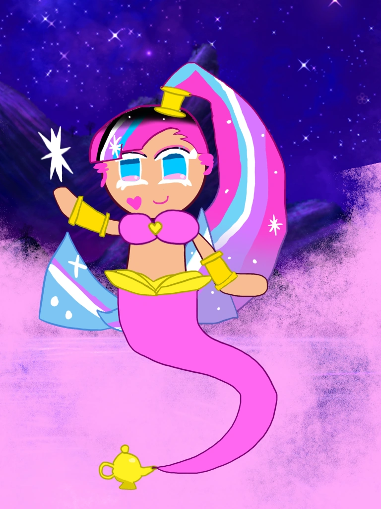 Shining glitter cookie as a genie | Fandom