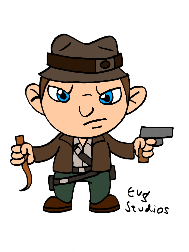 My drawing of Indiana Jones | Fandom