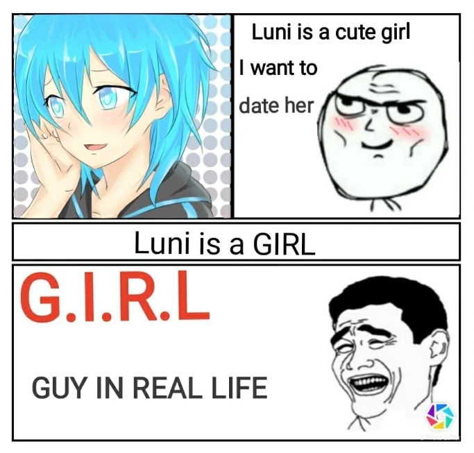Since it's Luni's Birthday, I decided to recreate this meme but ...