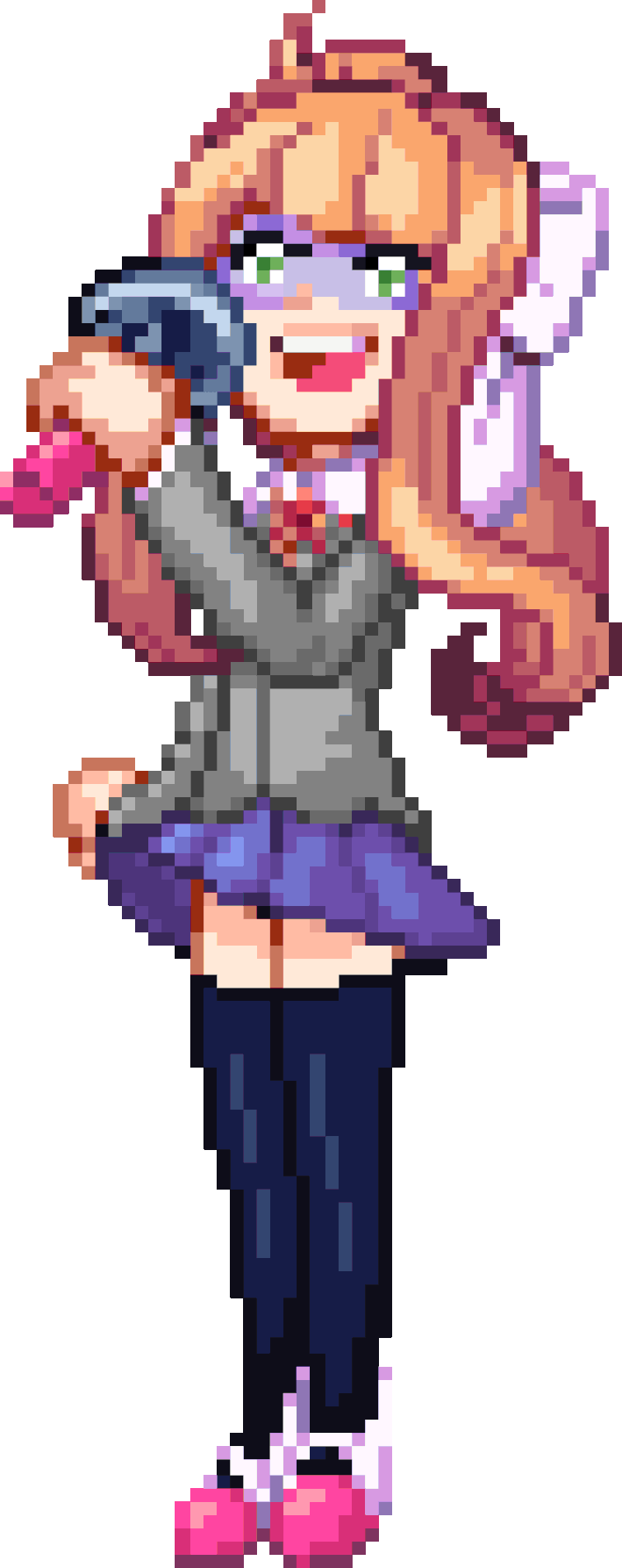 animated pixel giddy monika sprites | Fandom