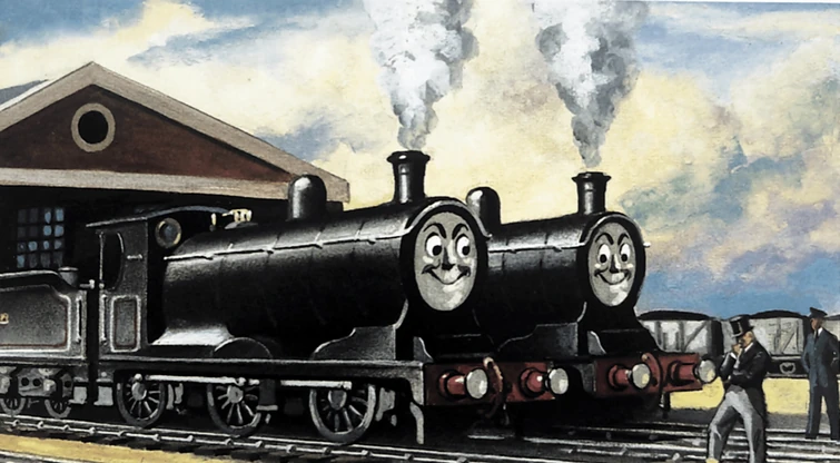 My favorite rws illustrations with the awdry charecters and tvs ...